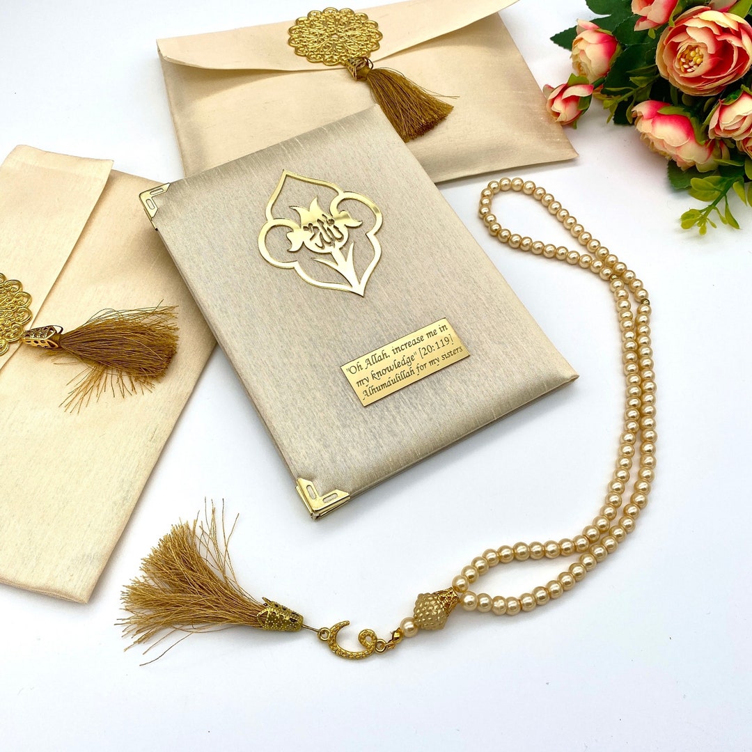 Gold Yaseen Dua Book Gifts, Personalized Gifts, Mevlut Favor, Muslim ...