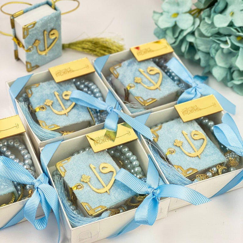 Custom Mini Quran Book Set Welcoming Gift Tasbih Quran Gift | Etsy