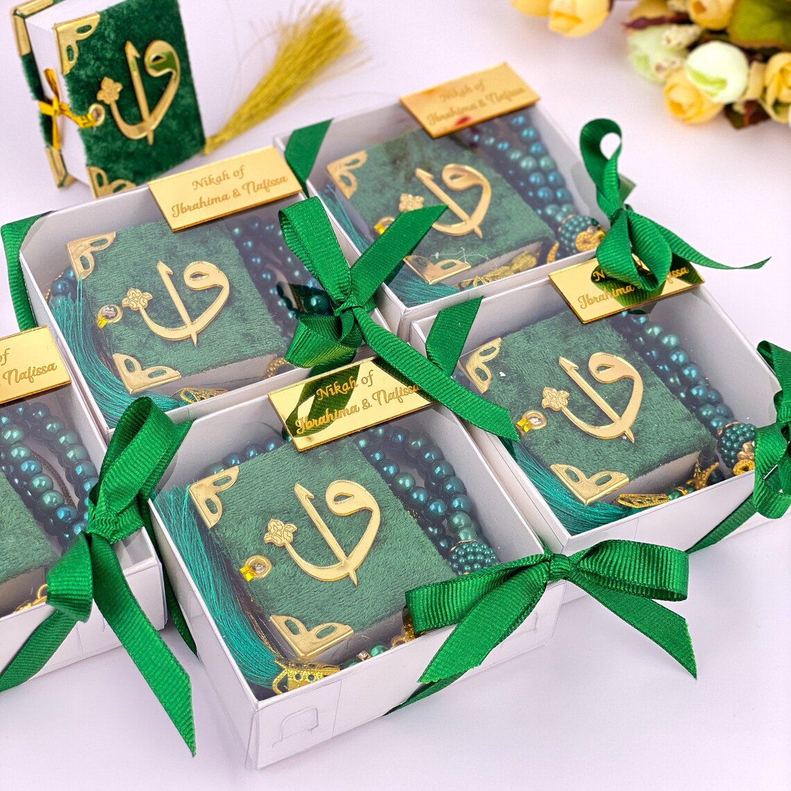 Custom Mini Quran Book Set Welcoming Gift Tasbih Quran Gift | Etsy