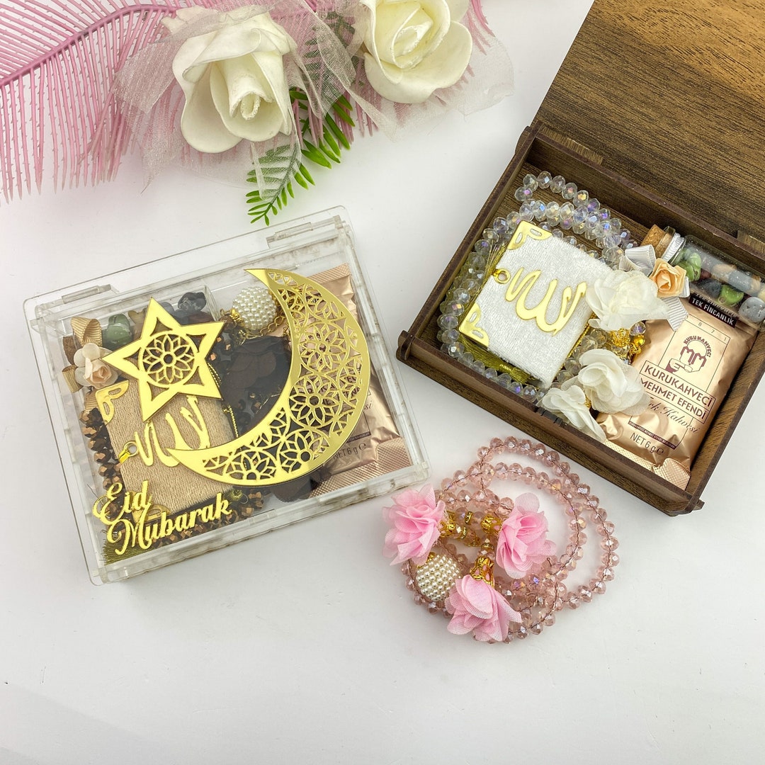 Lux Islamic Gift Set, Mini Quran Tasbih Gift Set, Islamic Party Gifts ...