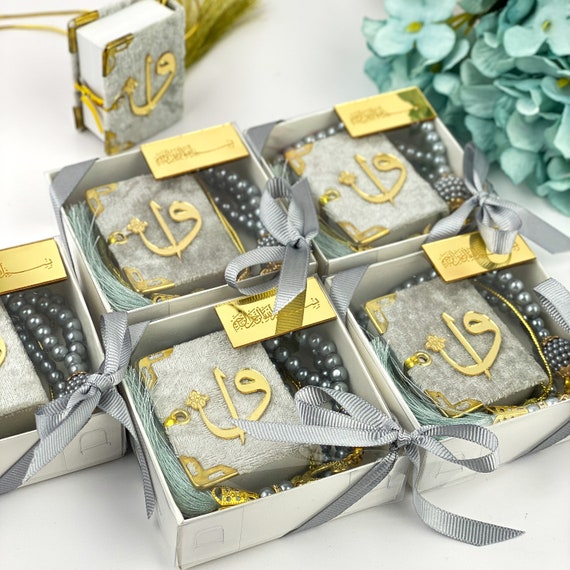 Custom Mini Quran Book Set Welcoming Gift Tasbih Quran Gift | Etsy