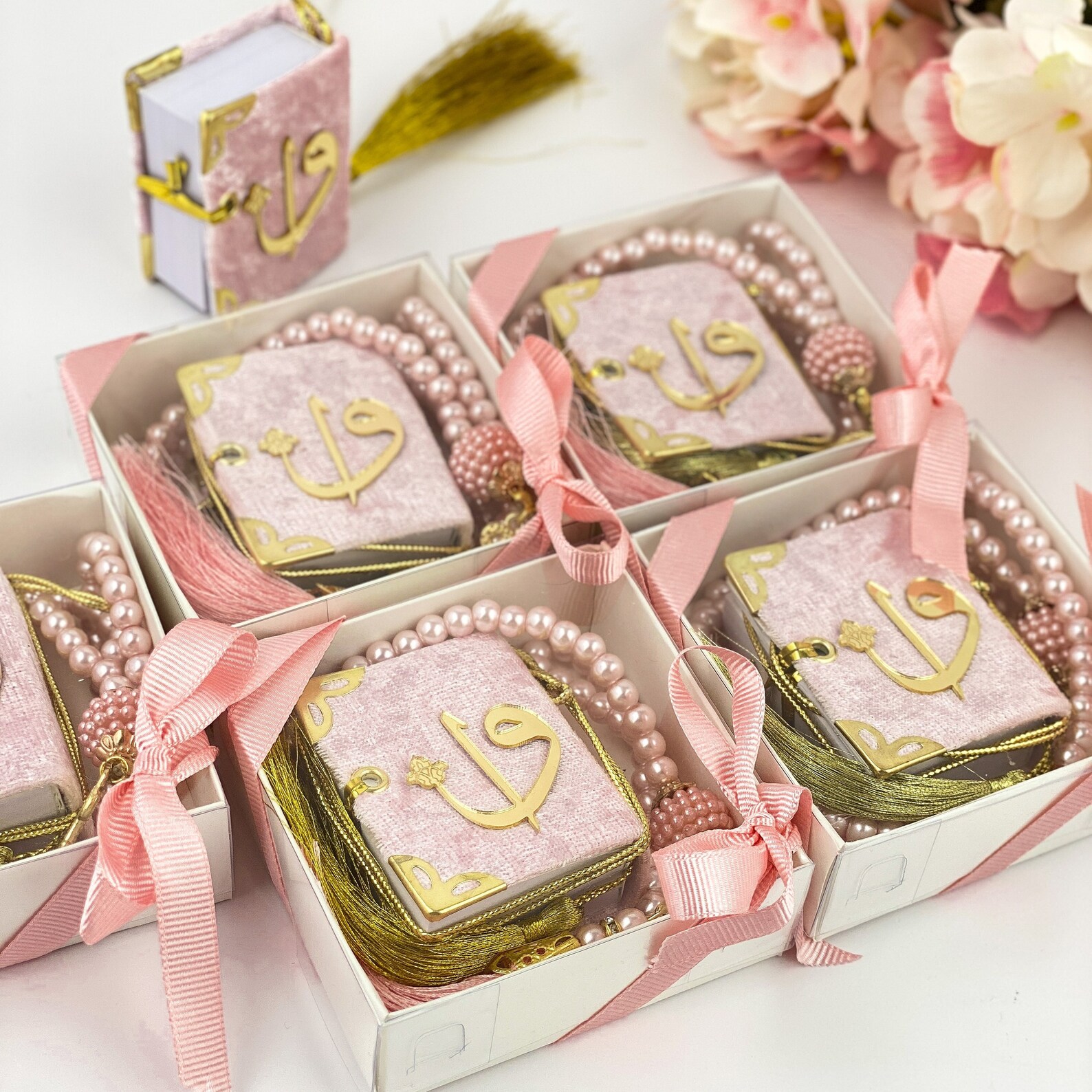 Custom Mini Quran Book Set Welcoming Gift Tasbih Quran Gift | Etsy