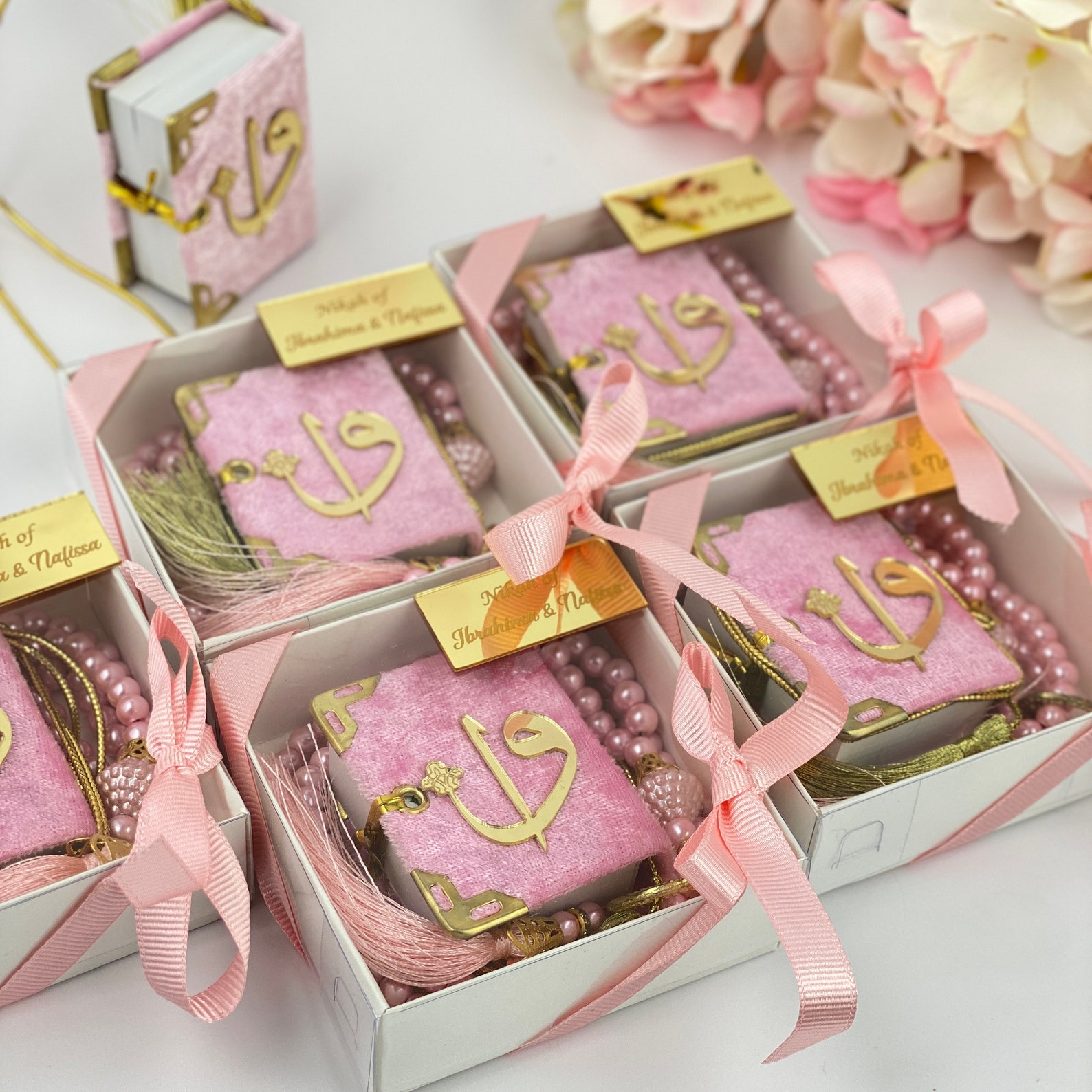 Custom Mini Quran Book Set Welcoming Gift Tasbih Quran Gift | Etsy