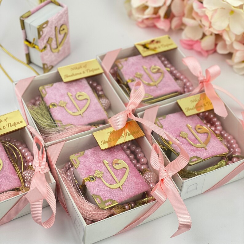 Custom Mini Quran Book Set Welcoming Gift Tasbih Quran Gift | Etsy