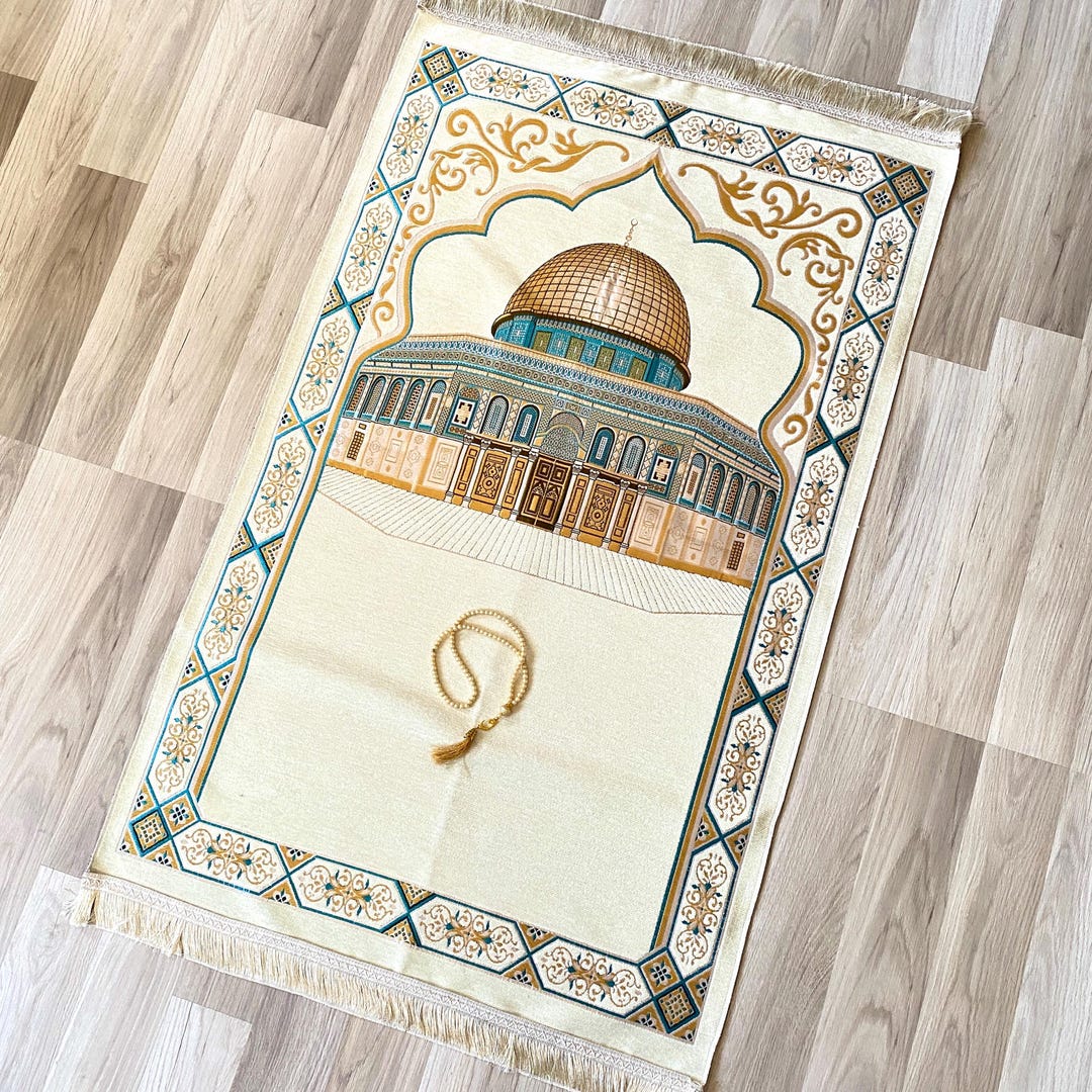 Masjid Al Aqsa Prayer Rug, Qibli Mosque Rug, Eid Favors, Sejadah ...