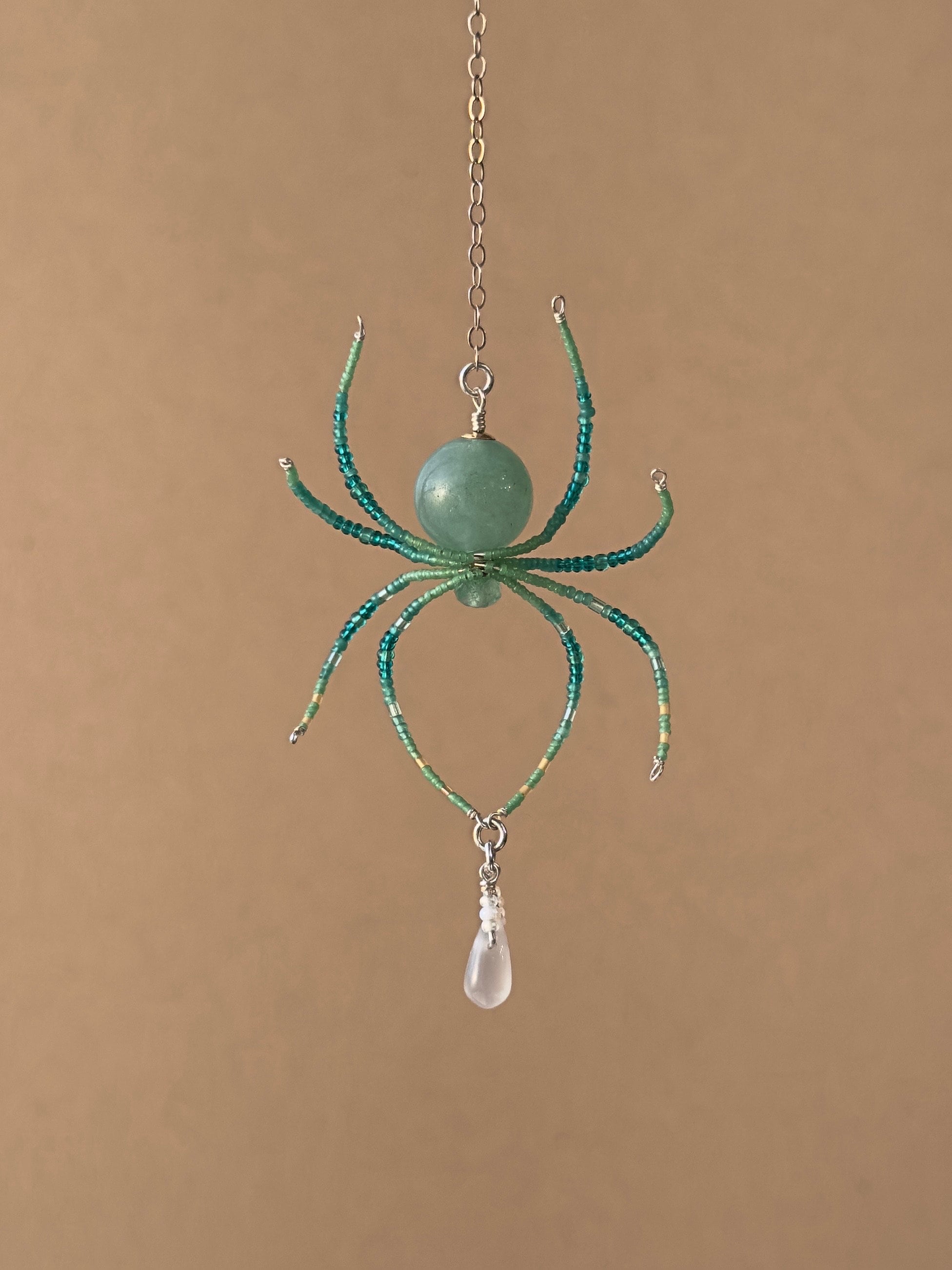 Beaded Spider, Spider Pendant, Spider Charm, Handmade Spider, Spider ...