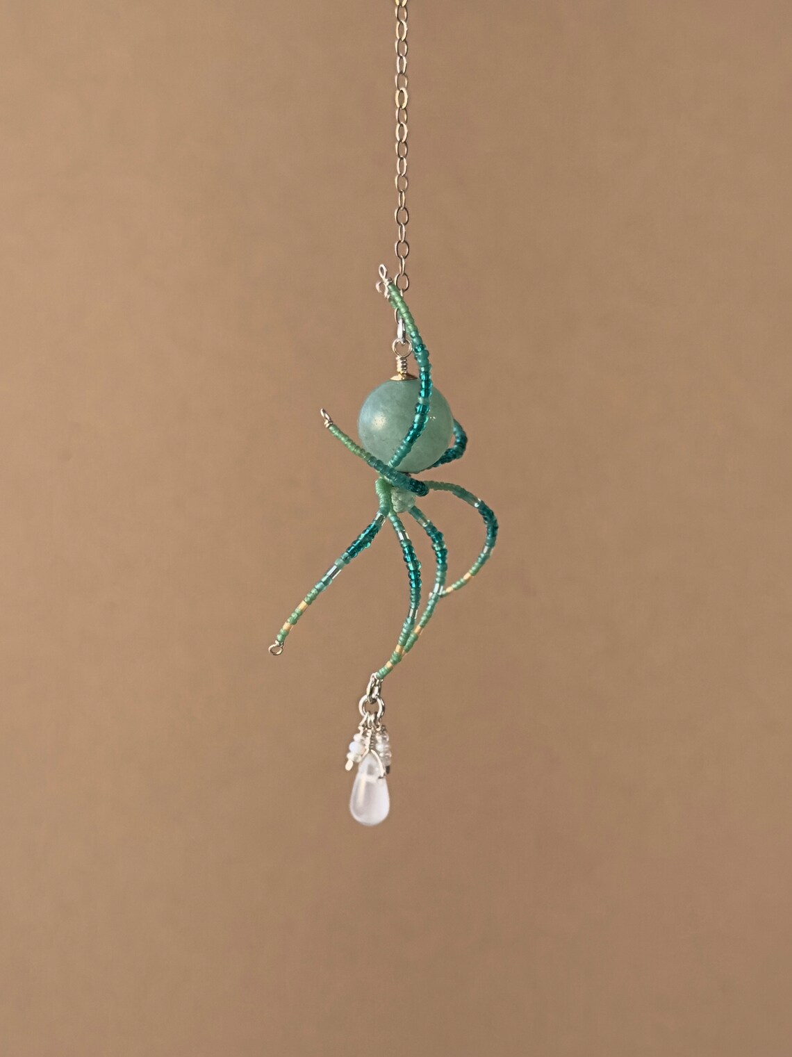 Beaded Spider, Spider Pendant, Spider Charm, Handmade Spider, Spider ...