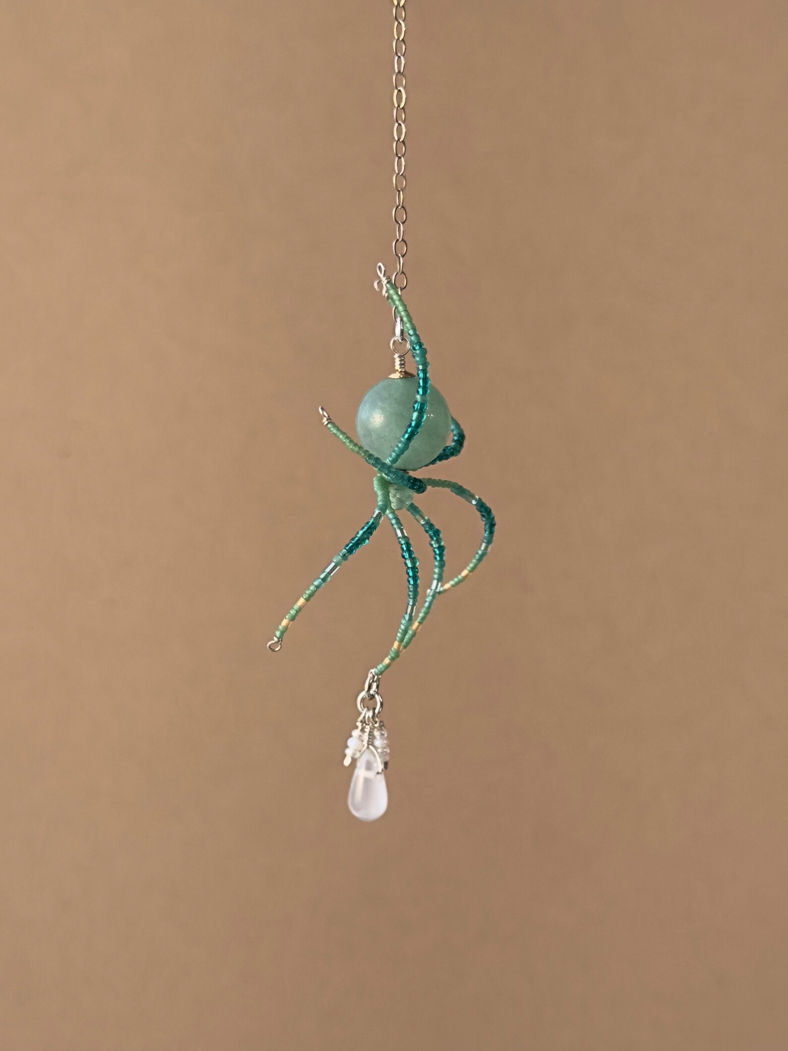 Beaded Spider, Spider Pendant, Spider Charm, Handmade Spider, Spider ...