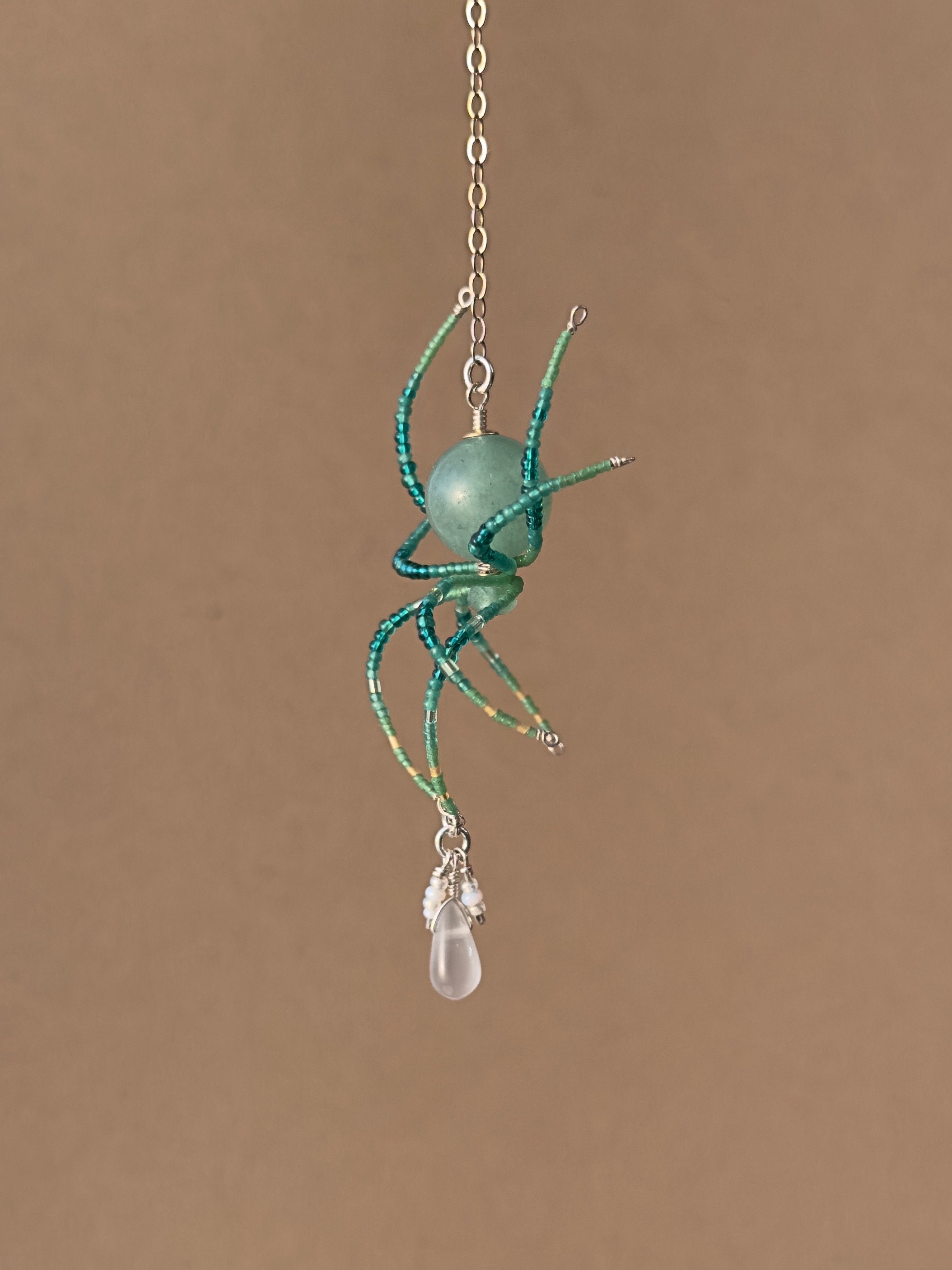Beaded Spider, Spider Pendant, Spider Charm, Handmade Spider, Spider ...