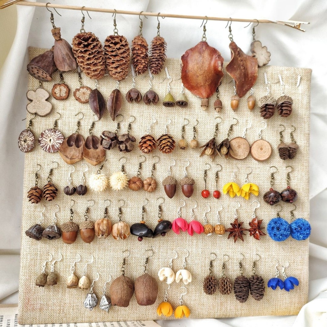 Handmade Unique Forest Natural Plants Nut Earthy Materials Hanging ...