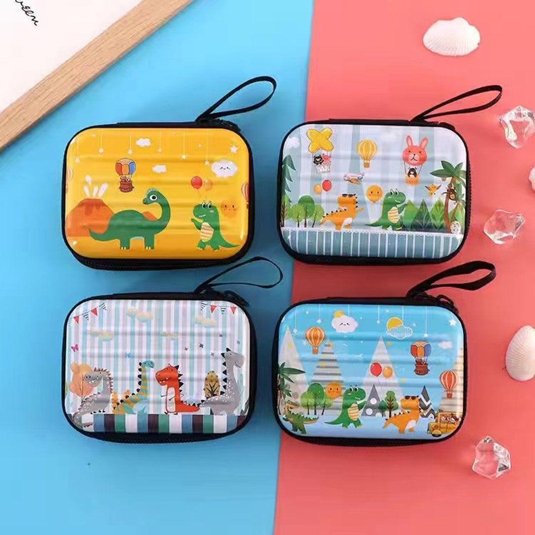 4 Pcs Mini Coin Purse Dino Portable Coin Purse Key Pendant Bag Card ...