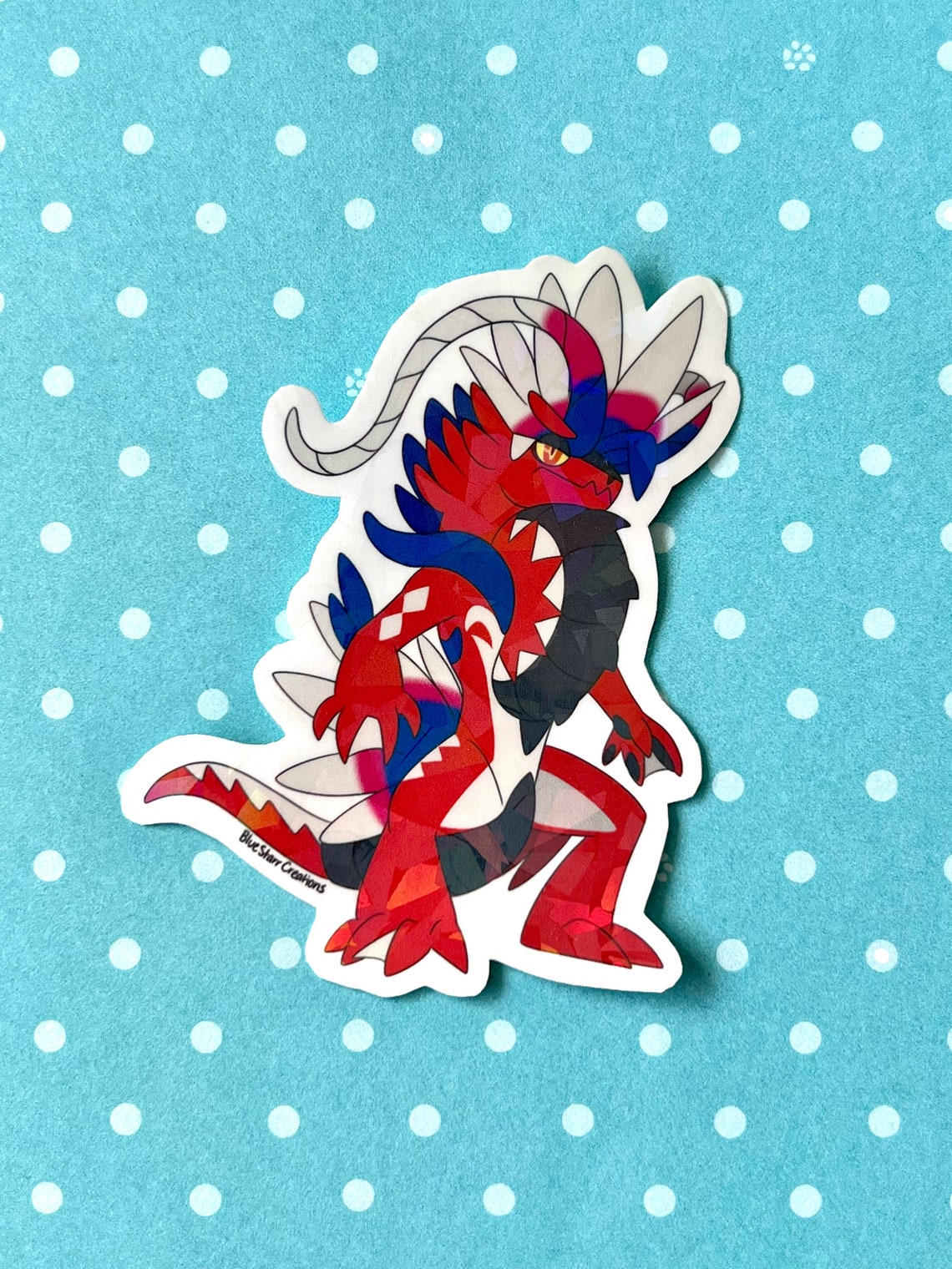 Miraidon and Koraidon Holographic Stickers - Etsy