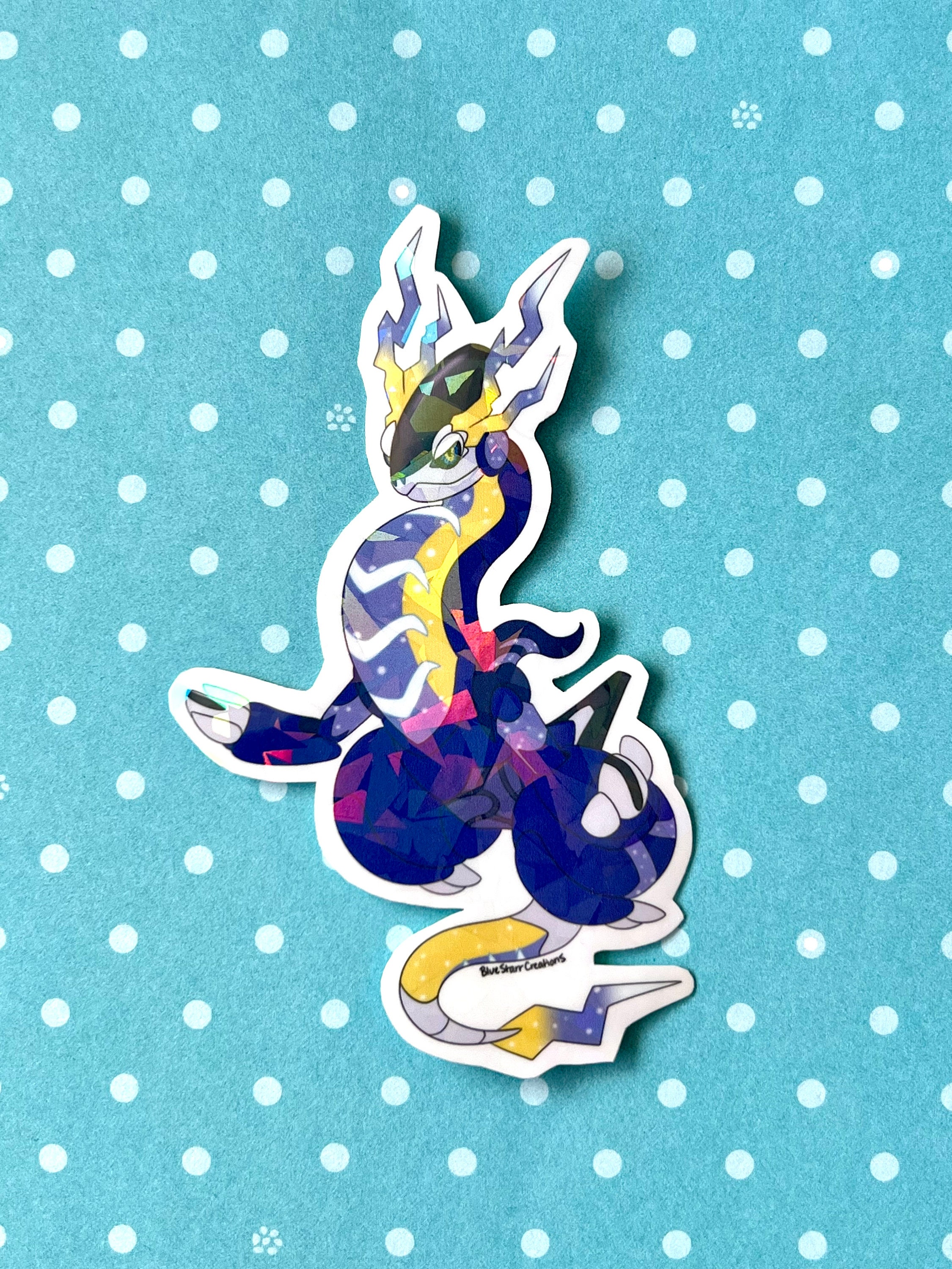 Miraidon and Koraidon Holographic Stickers - Etsy