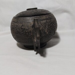 Antique 19TH Century A Chinese Carved Coconut Shell Teapot L20cm - Etsy ...