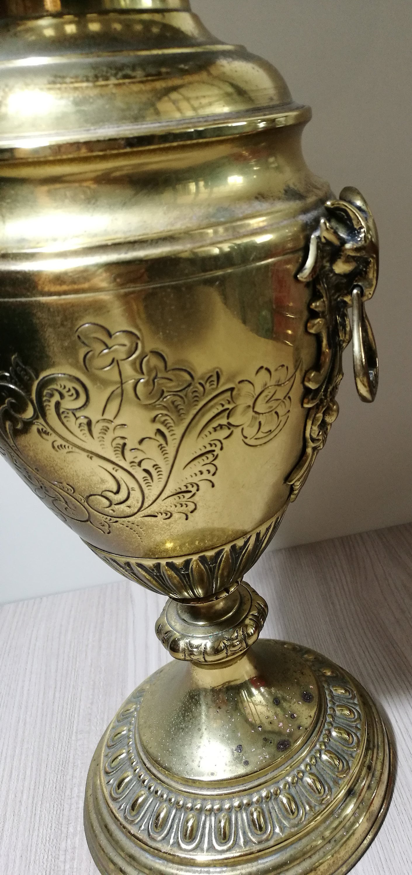 Rare Beautiful Large Victorian Art Nouveau Gilt & Iron Wright Butler ...