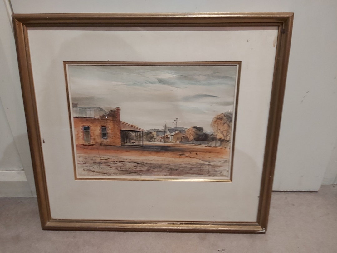 Kenneth Jack 1924-2006 Water Colour Painting 1976 silverton Nsw S2737cm ...