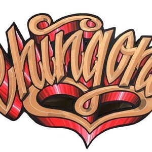 Chingona Calligraphy Graffiti SVG PDF JPEG Mexican Flag Cricut Design ...