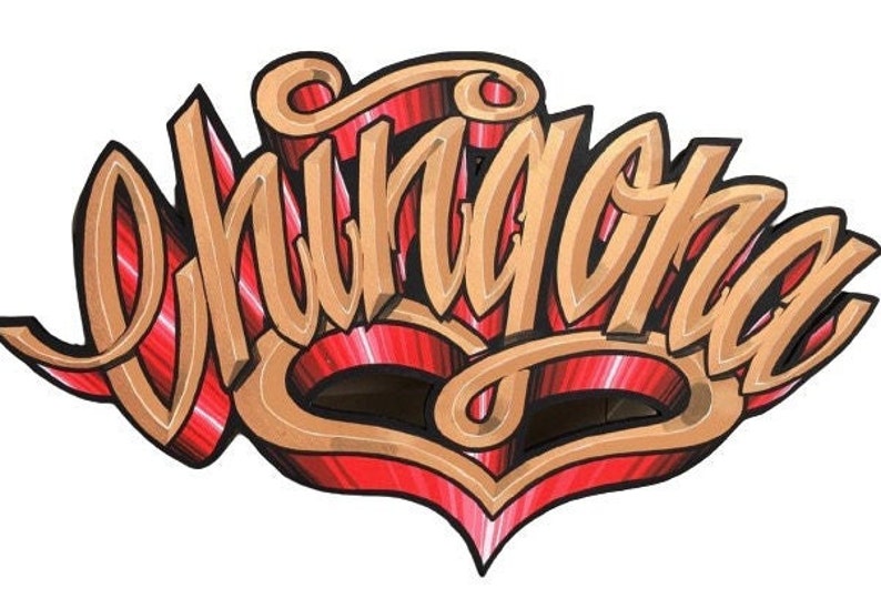 Chingona Calligraphy Graffiti SVG PDF JPEG Mexican Flag Cricut Design ...