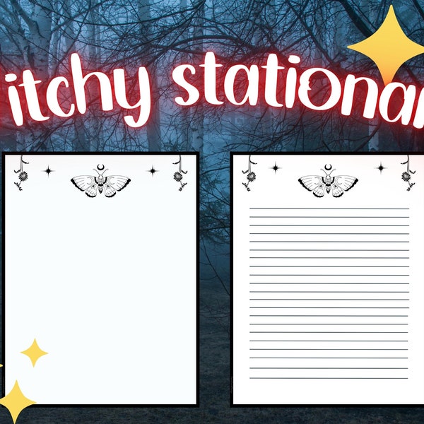 Witchy Stationary - Etsy
