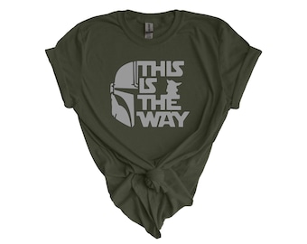 This is the Way Mandalorian T-shirt - Etsy
