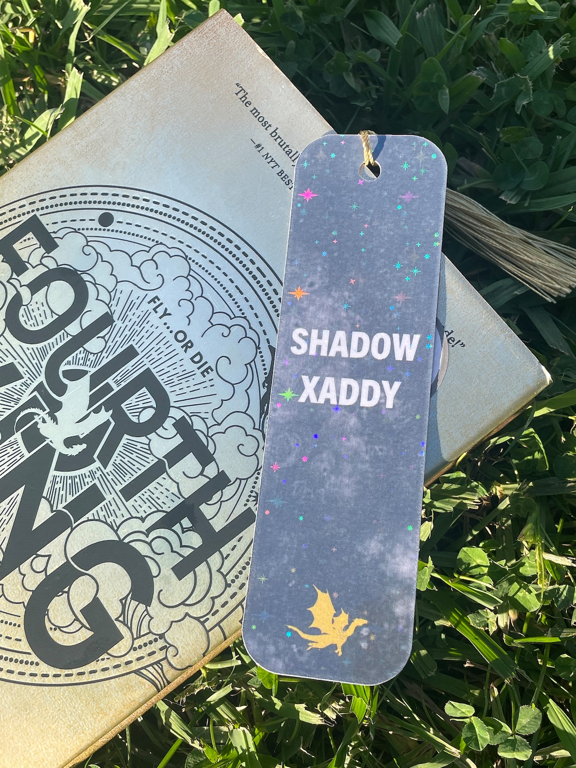 Fourth Wing Inspired shadow Xaddy Xaden Holographic Bookmark - Etsy Canada