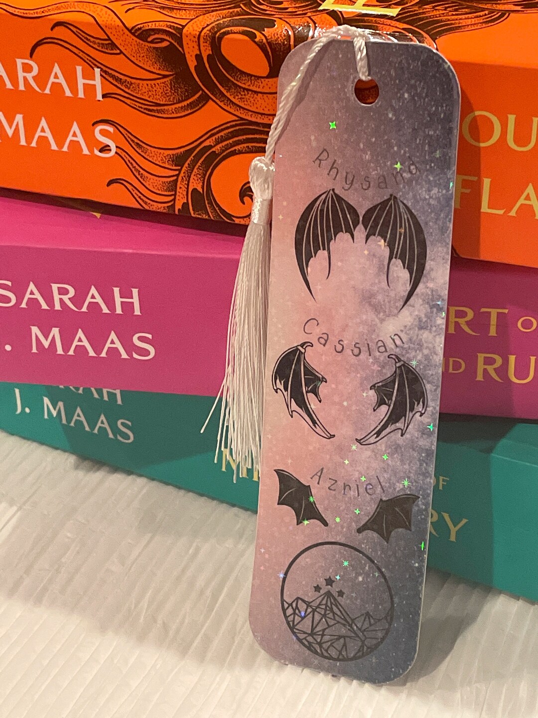 ACOTAR Inspired Holographic Bookmark: Rhysand, Cassian, Azriel - Etsy