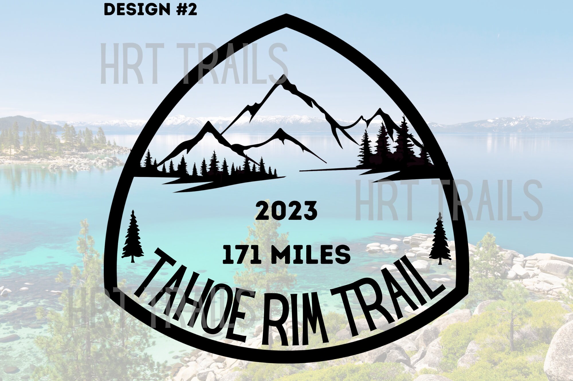 Tahoe Rim Trail TRT Window Decal Hiking Backpacking Customizable - Etsy