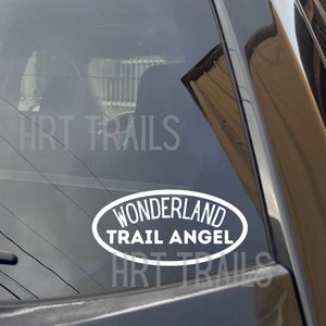 Wonderland Trail Angel Window Decal - Hiking - Backpacking - Etsy