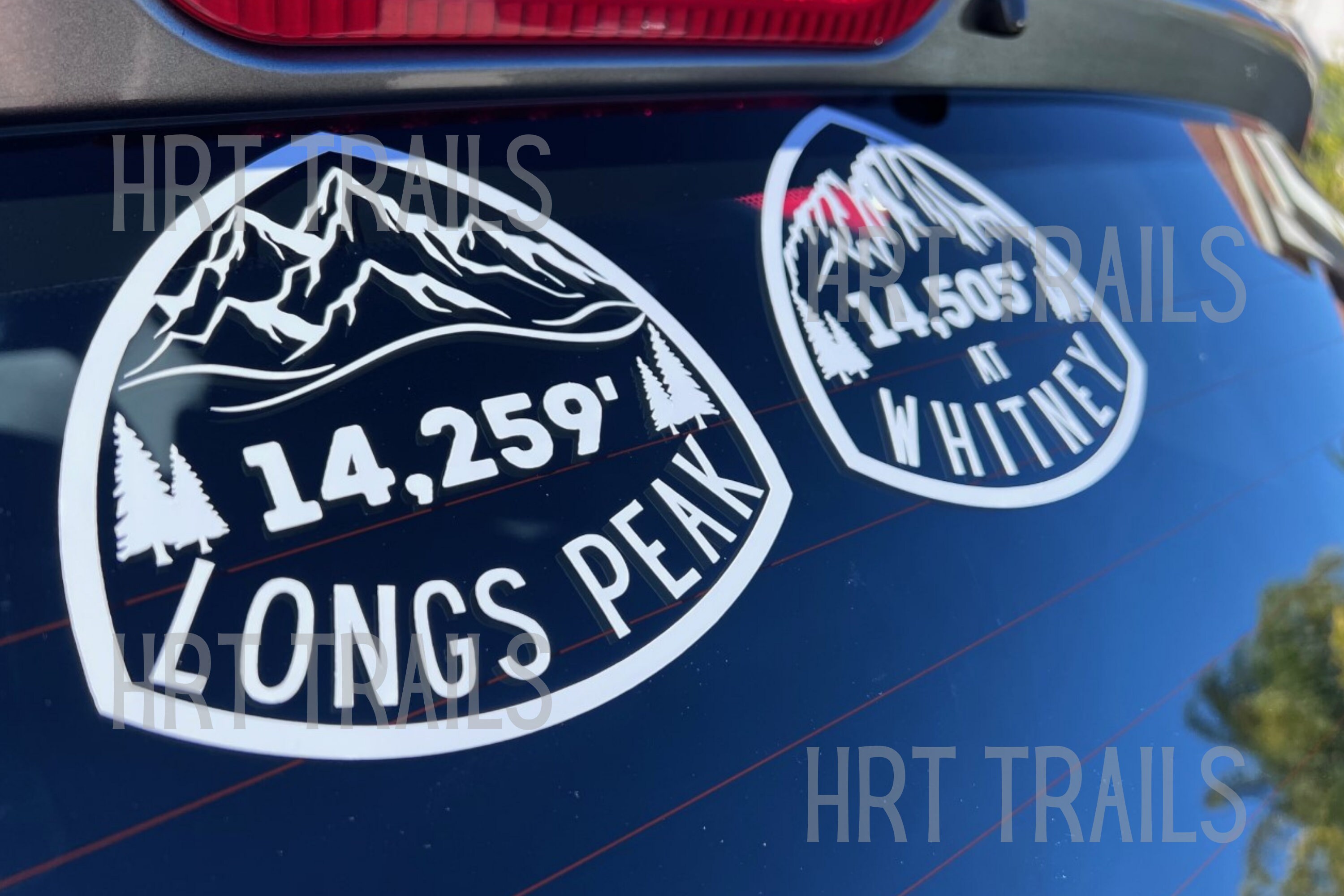 Cucamonga Peak Window Decal Hiking Backpacking Summit, 6 Pack of Peaks ...