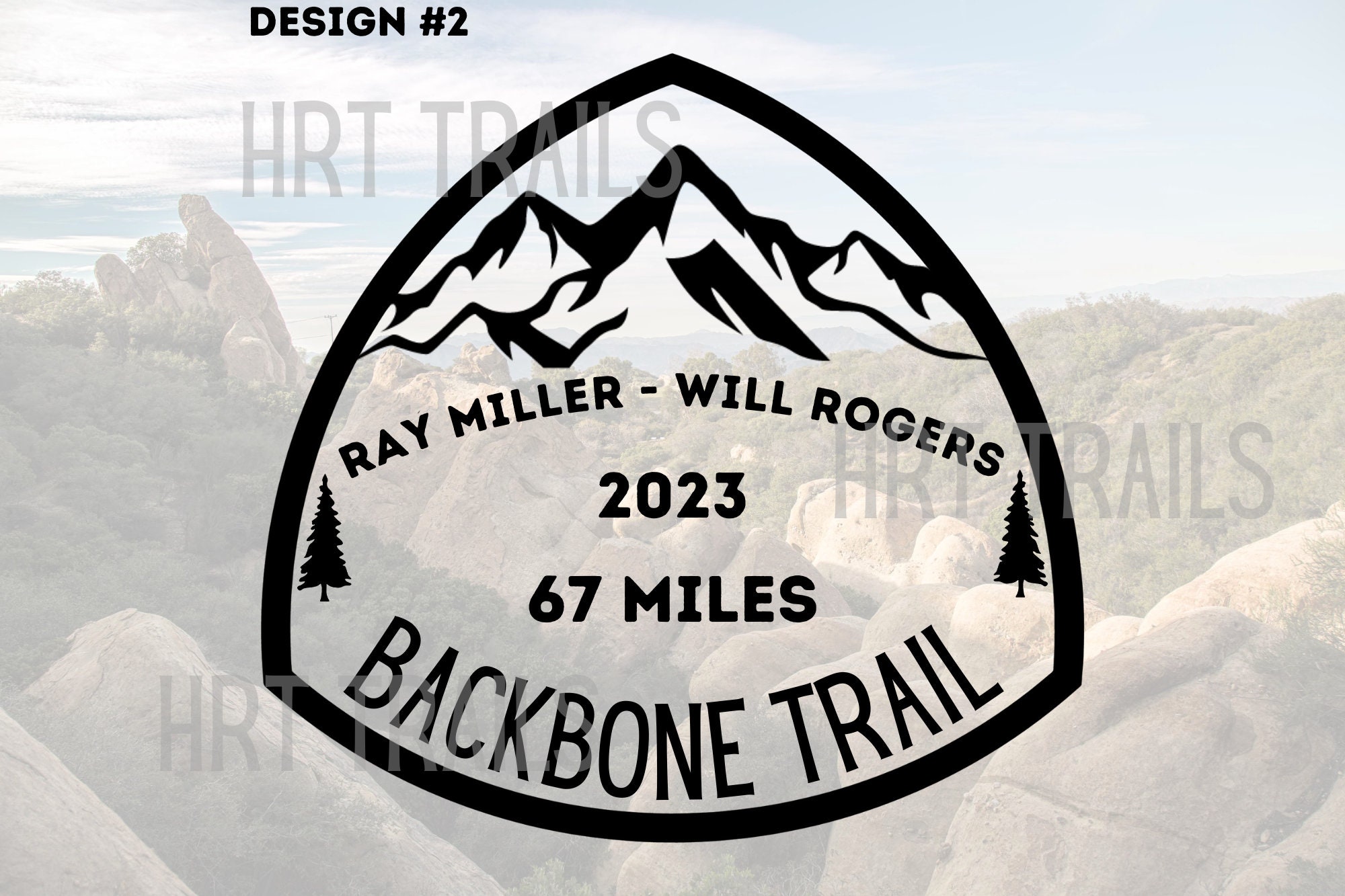 Backbone Trail Window Decal Hiking Backpacking - Etsy