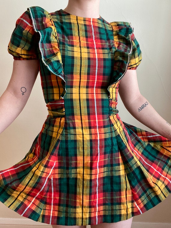 Vintage Handmade Plaid 70s - Gem