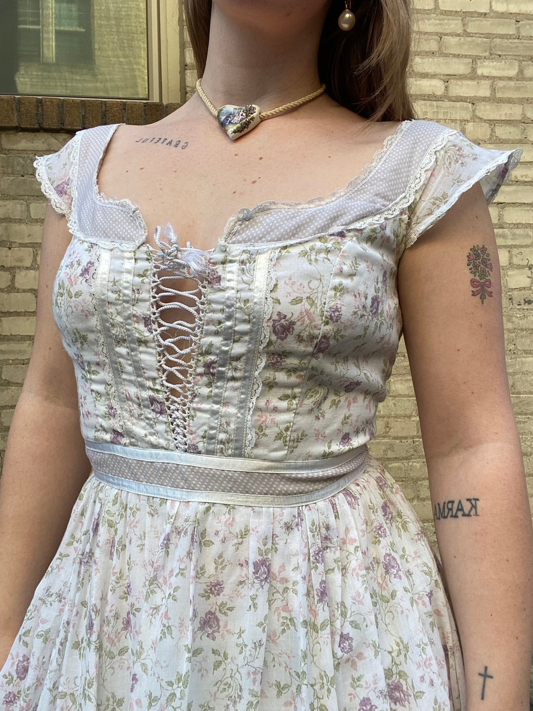 1970s Corset Gunne Sax Dress - Etsy