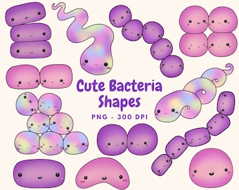 Cell Division Mitosis Clip Art Digital Download Cute Biology - Etsy Canada
