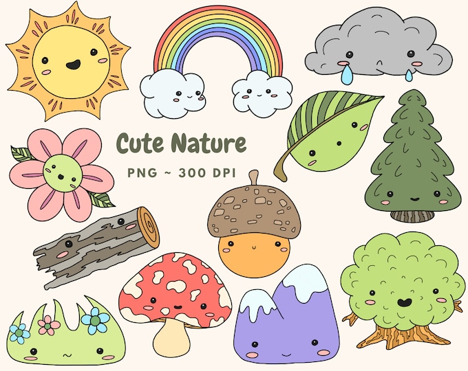 Cute Body Cells Clip Art Digital Download, Biology Clip Art , Kawaii ...