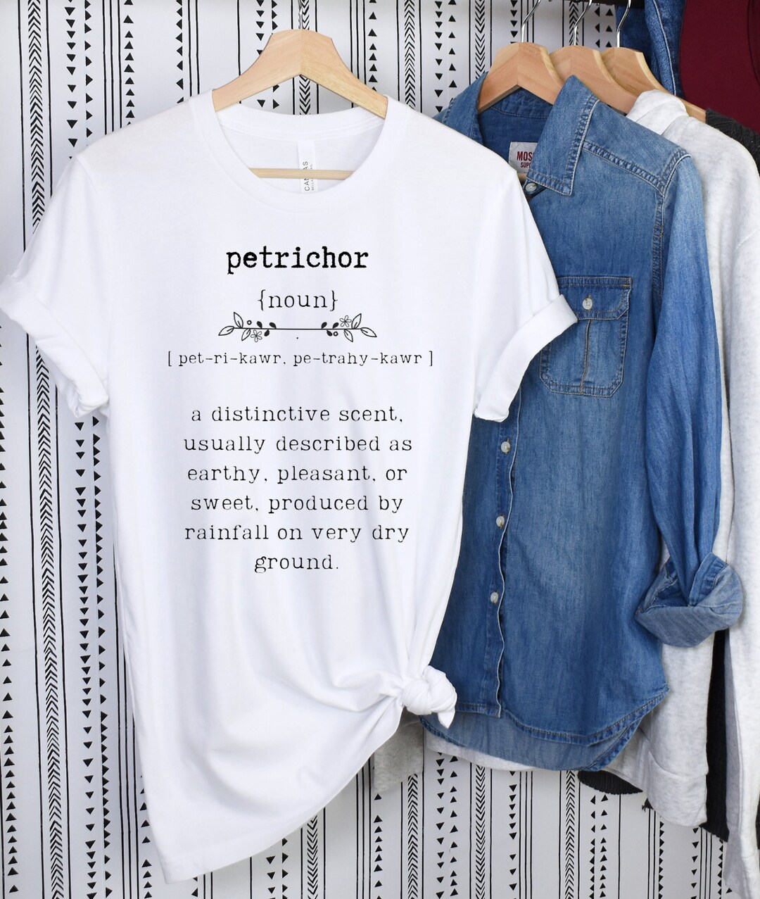 Petrichor Definition Shirt, Vocabulary Shirt, Weekend Outfits ...