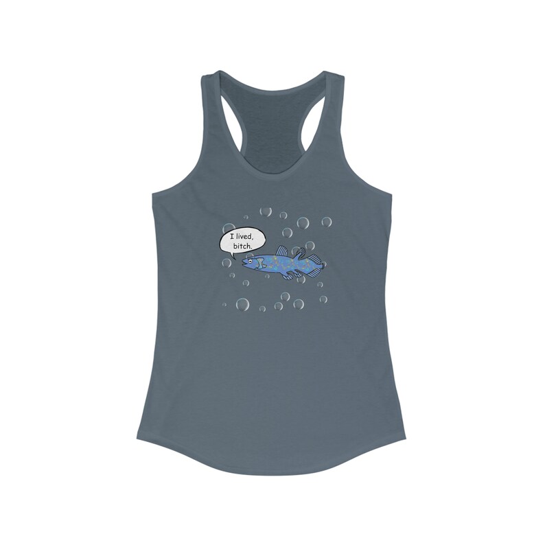 Funny Coelacanth Meme Internet Fish Ideal Racerback Tank - Etsy