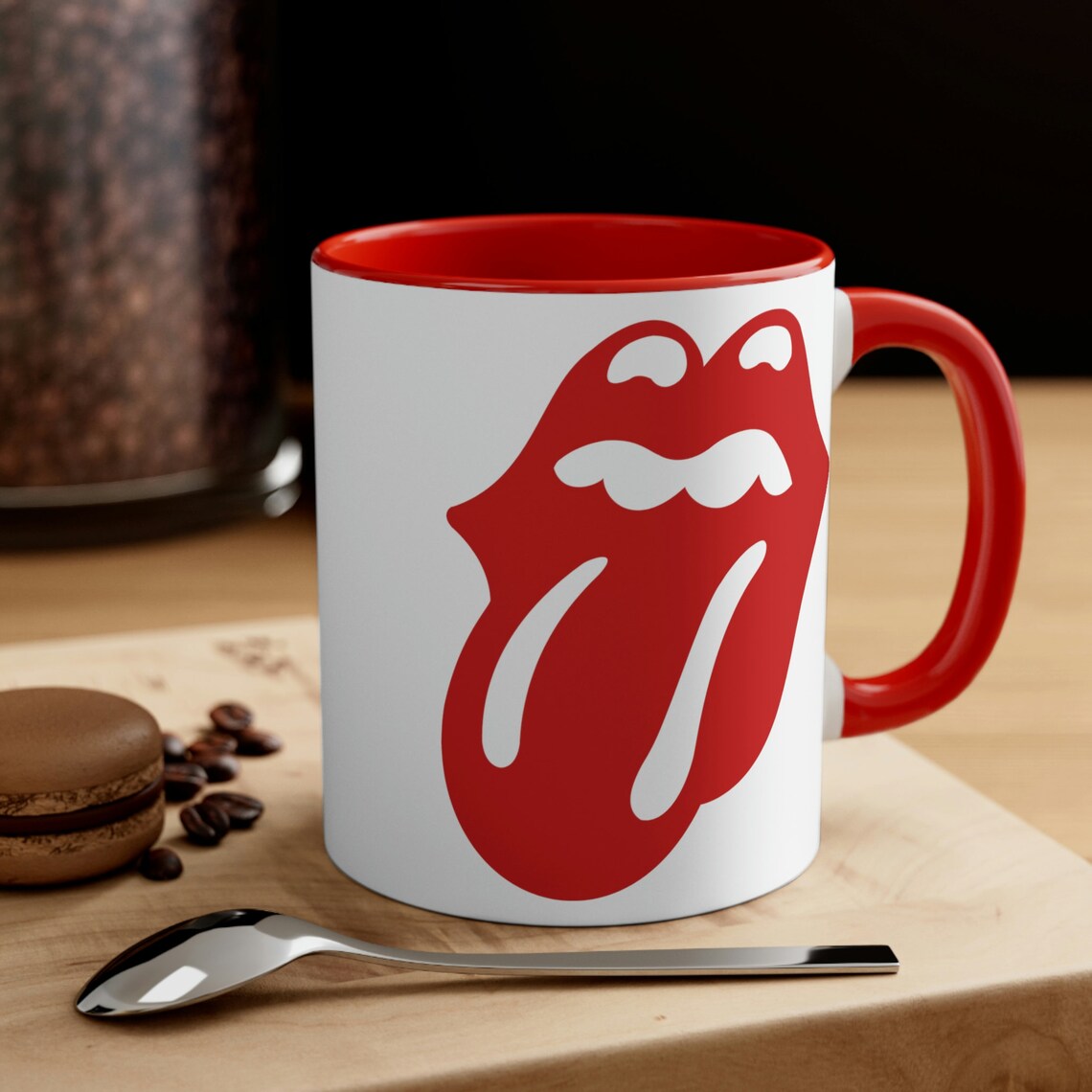 Rolling Stones Tongue Tongue Mug Stones Mug Stones Gift - Etsy