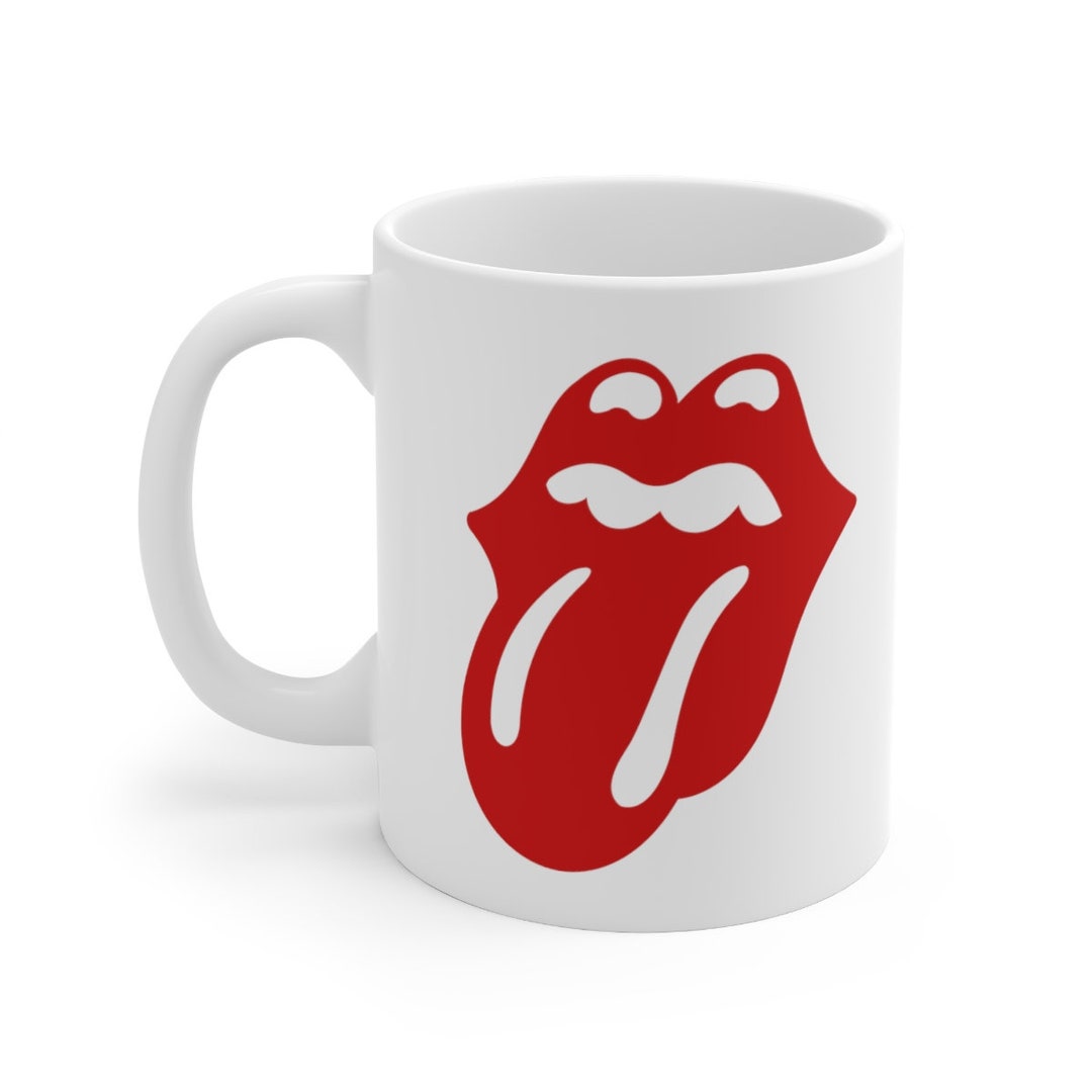 Rolling Stones Tongue Tongue Mug Stones Mug Stones Gift Rolling Stones ...