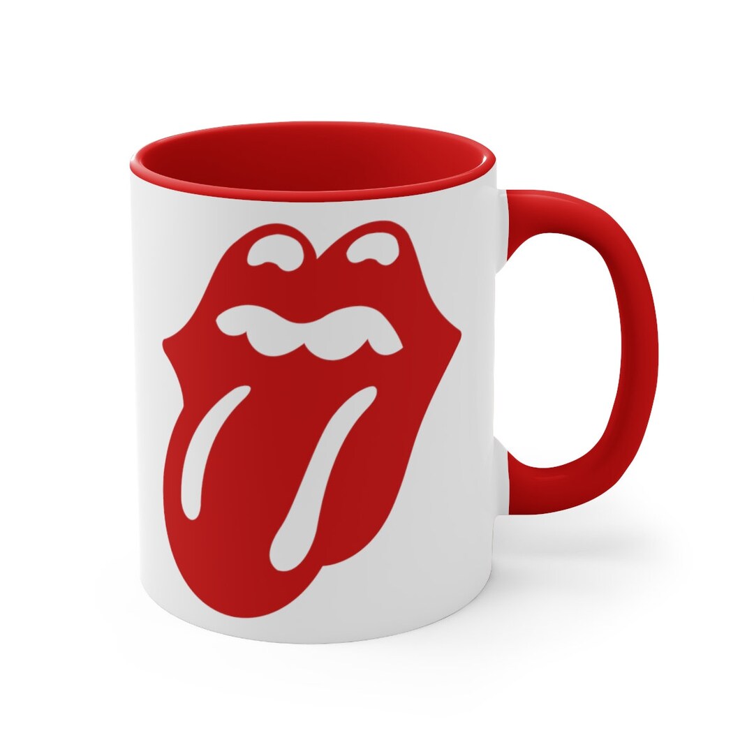 Rolling Stones Tongue Tongue Mug Stones Mug Stones Gift - Etsy