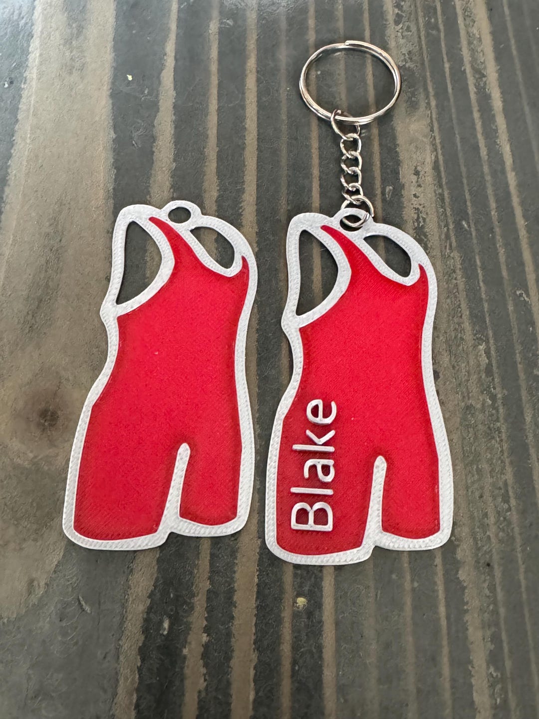 Wrestling Singlet Keychain, Wrestle, 2 Styles, Stl and 3mf for 3d ...