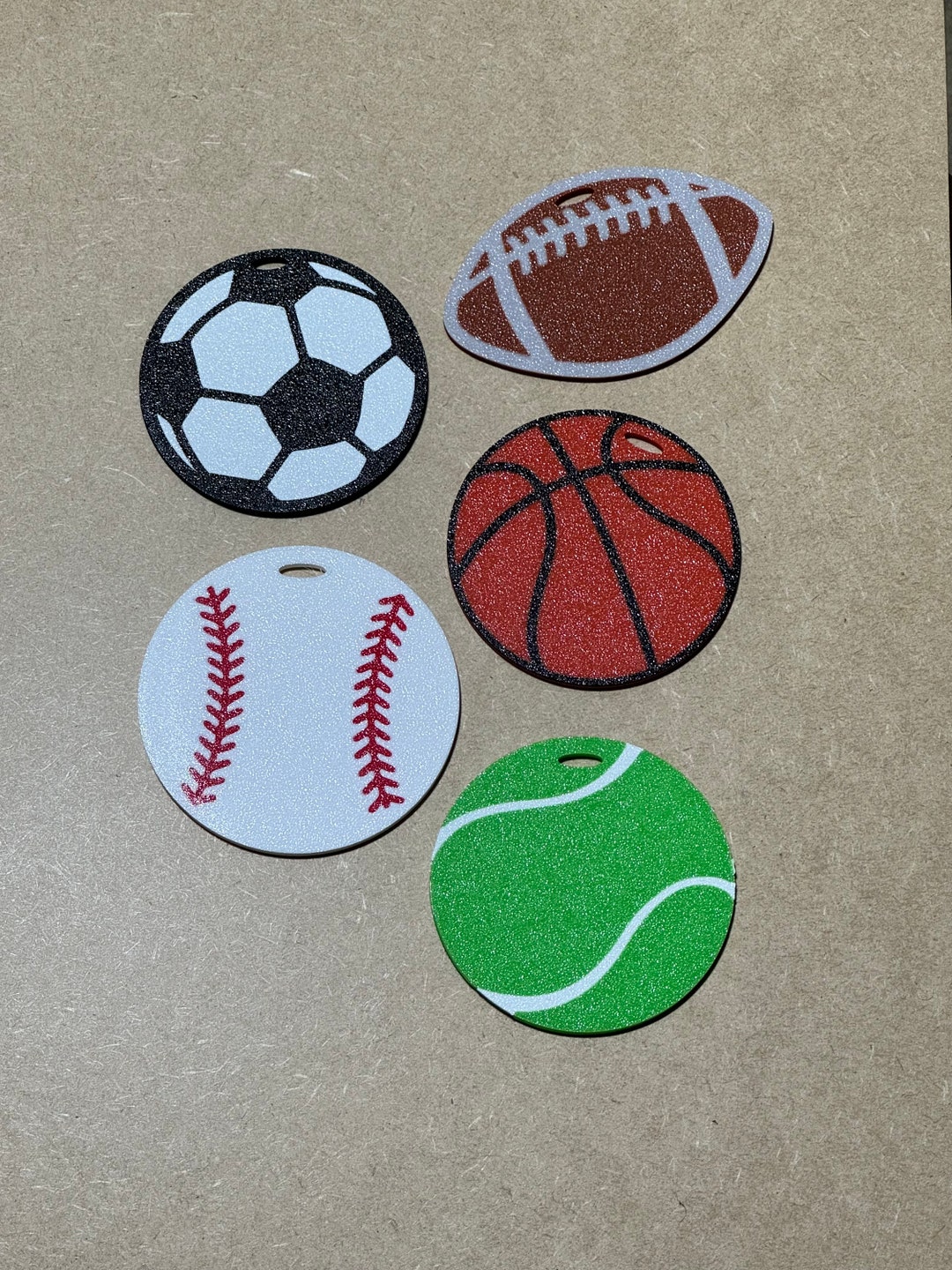 3D Print | Sports Ball Ornament Set, Bambu, Ender, Flash Forge, Maker ...