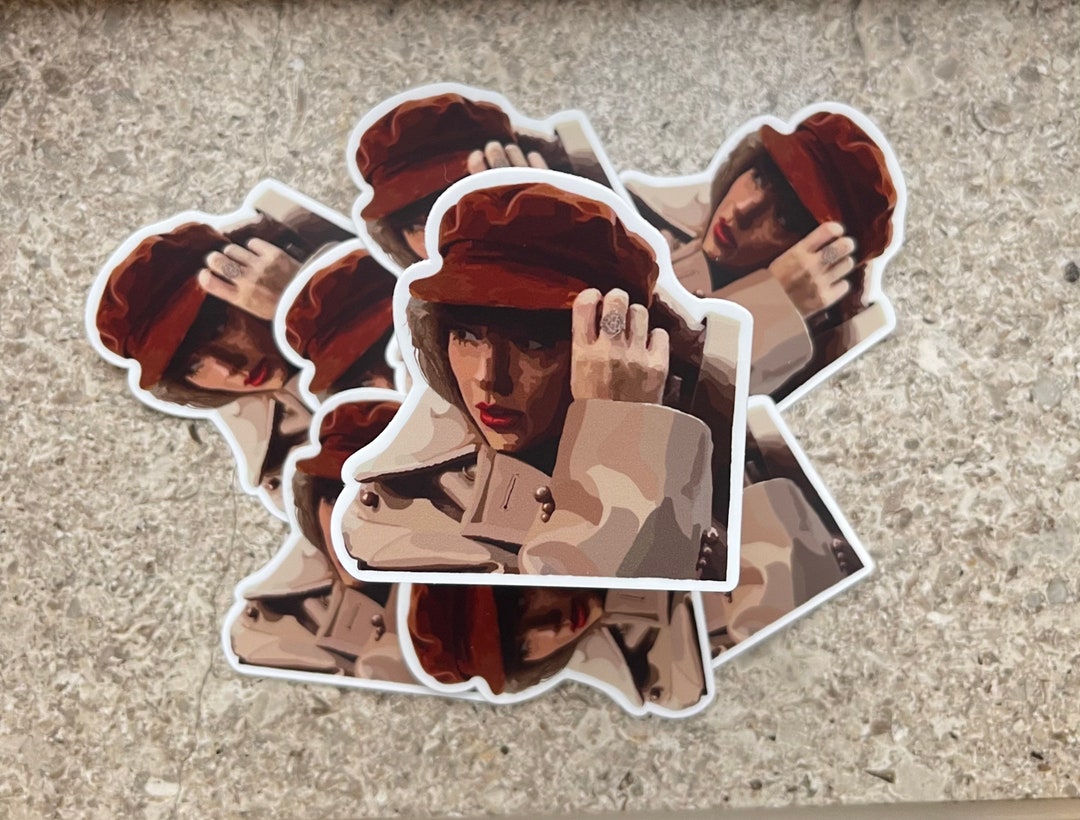 Red Taylor Swift Inspired Vinyl Sticker - Etsy