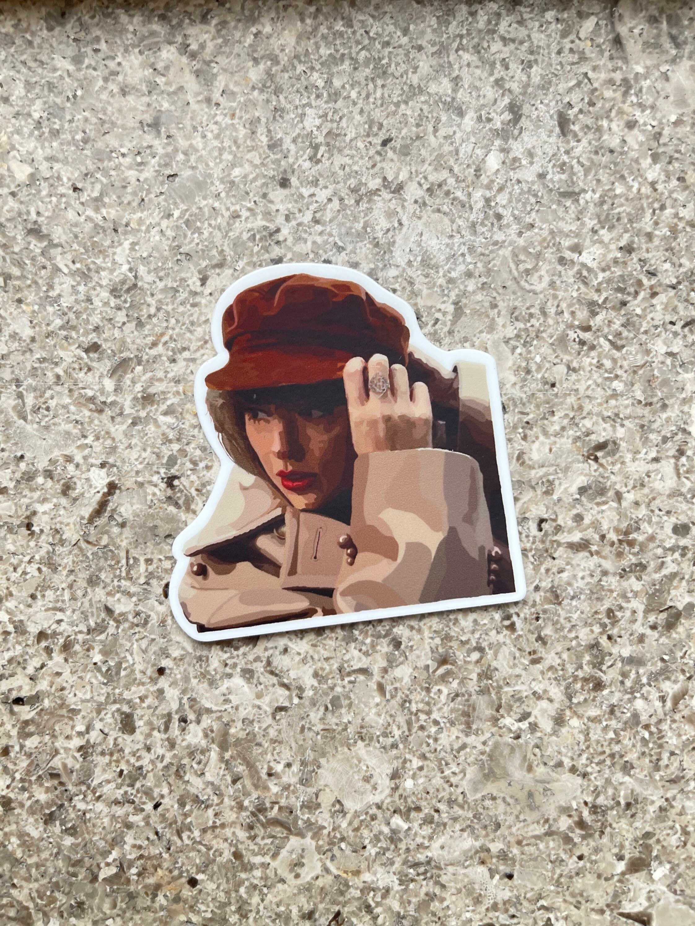 Red Taylor Swift Inspired Vinyl Sticker - Etsy