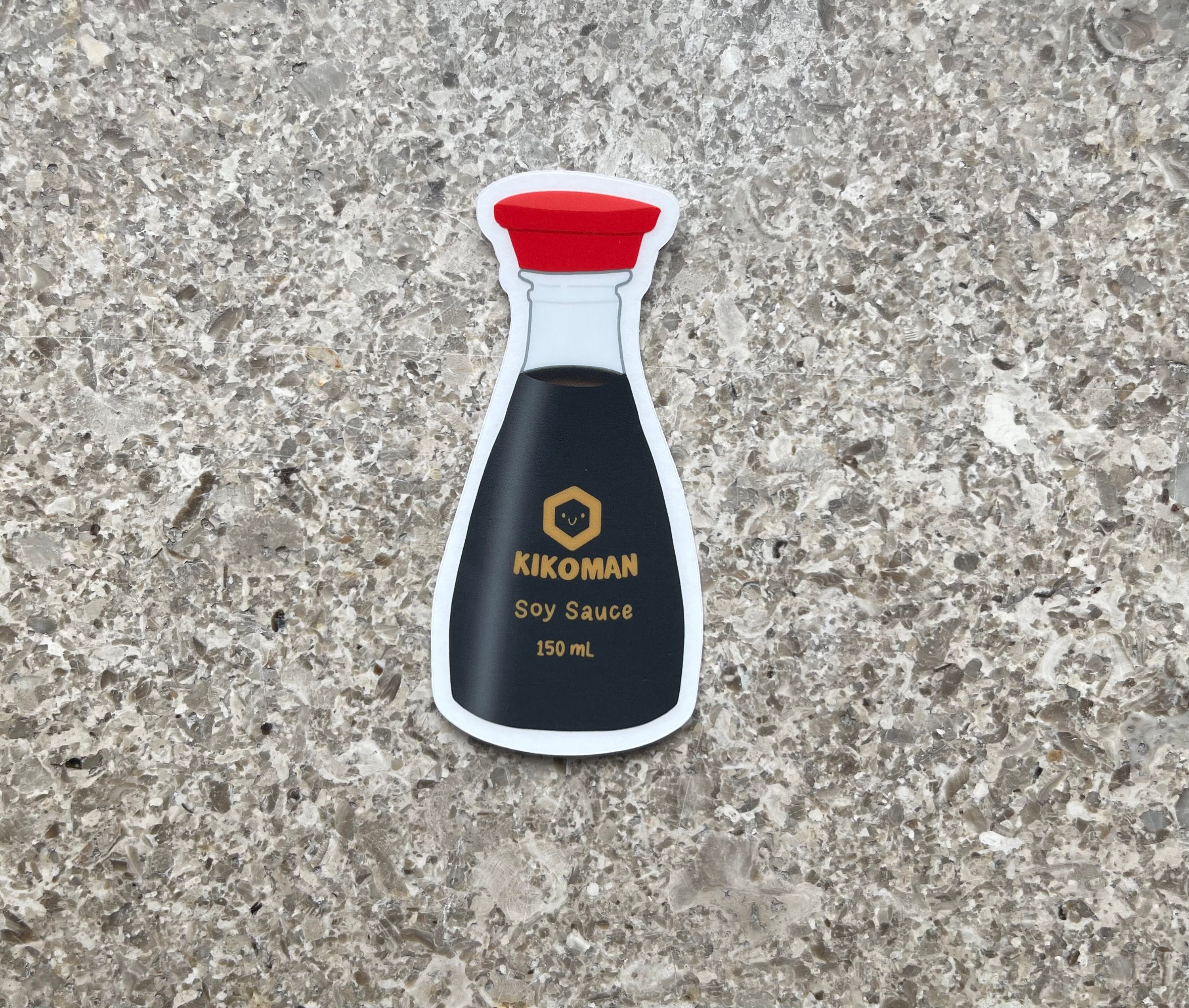 CLEAR Kikoman Soy Sauce Sticker - Etsy
