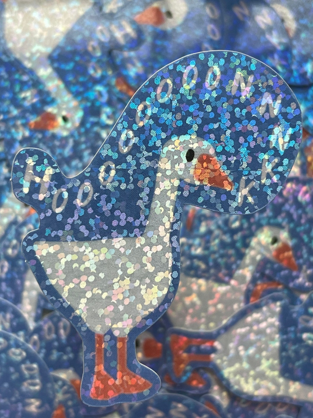Obnoxious Goose | Vinyl Sticker | Holographic Vinyl Sticker - Etsy