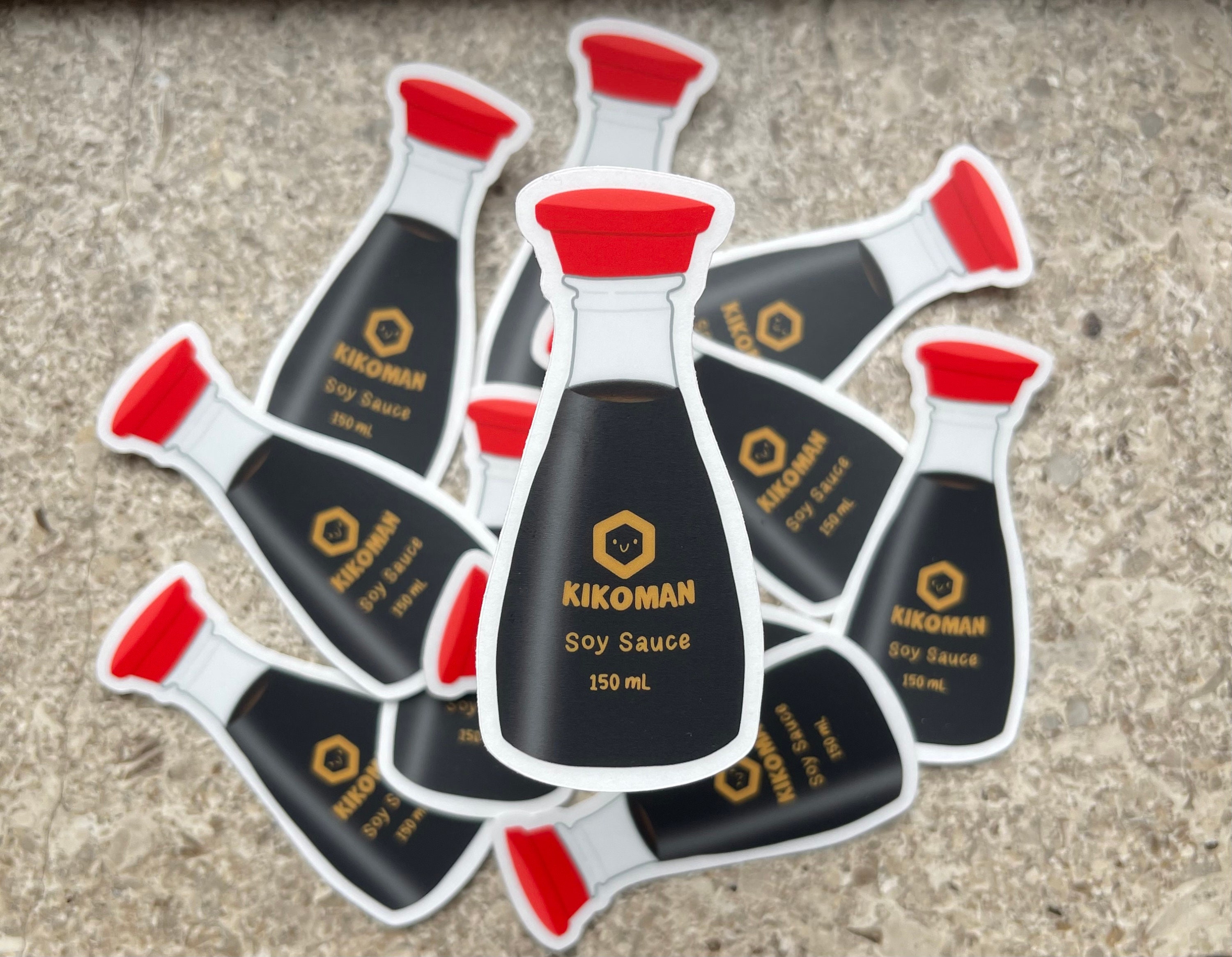CLEAR Kikoman Soy Sauce Sticker - Etsy