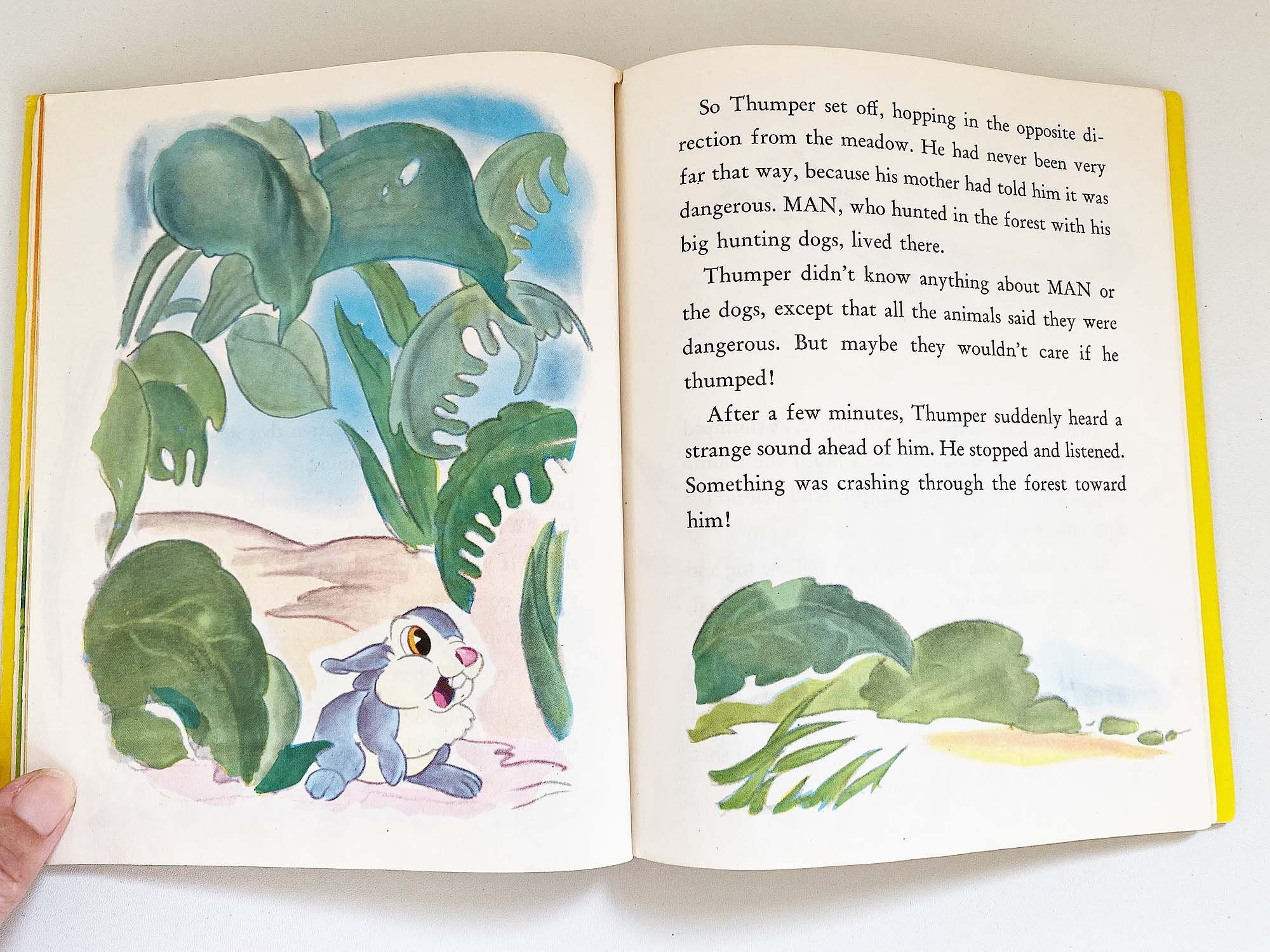 Walt Disney Thumper, Little Golden Book, Vintage, Hardcover, 1973 ...