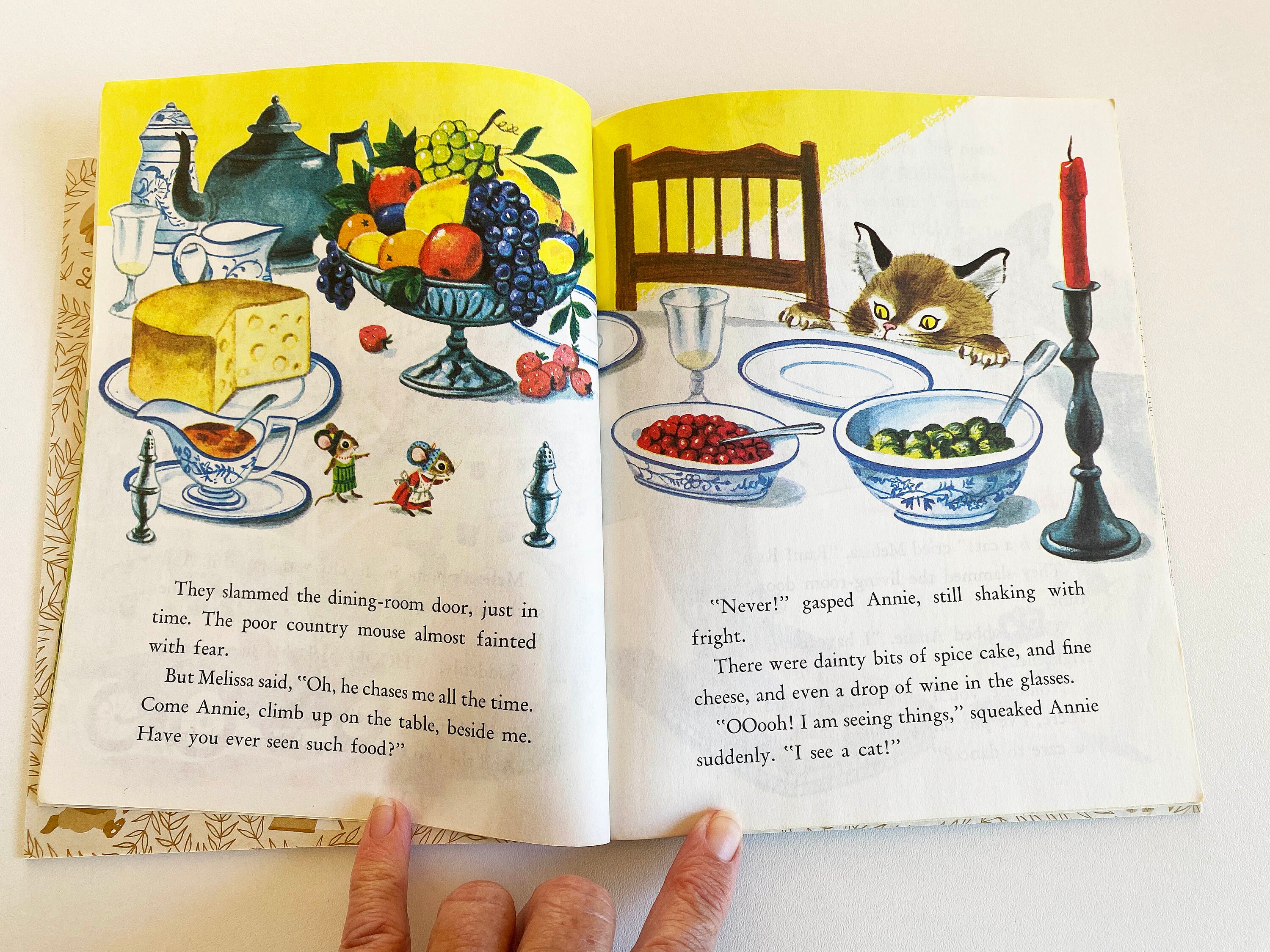 The Country Mouse and the City Mouse Little Golden Book, 1982 Mcdonald ...