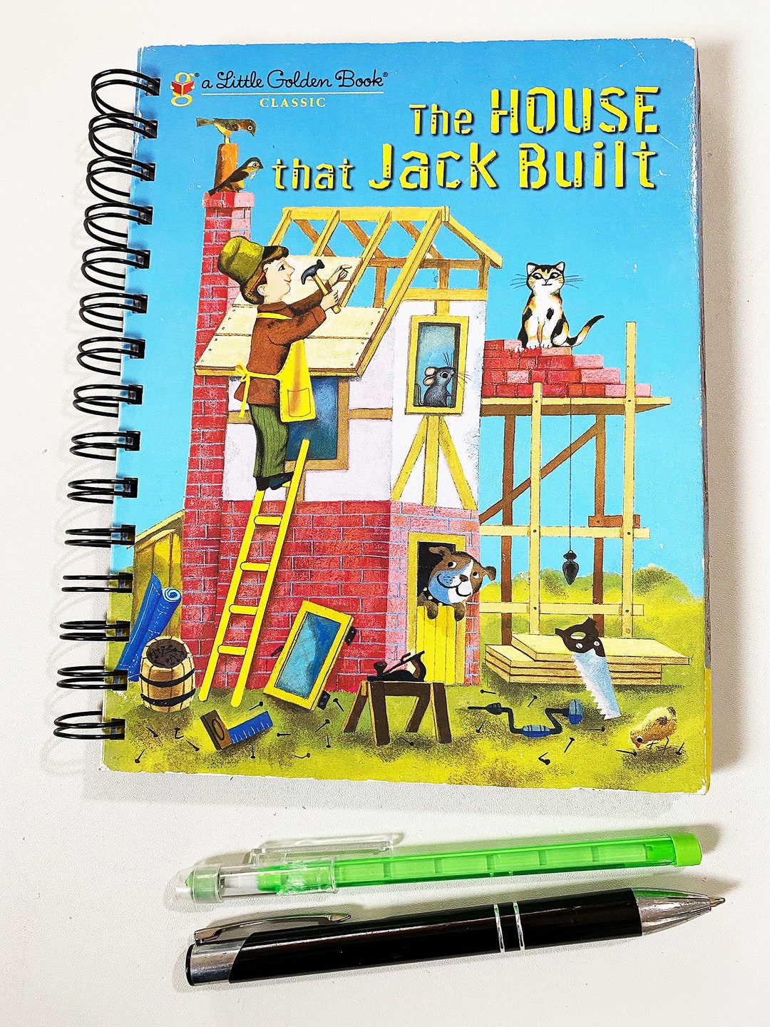 The House That Jack Built – Up-cycled/recycled Little Golden Book ...