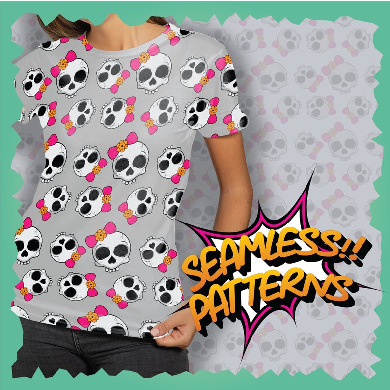 Cute Skull SVG Bundle | Cute Girl Skull | Pirate Skull SVG | Halloween ...